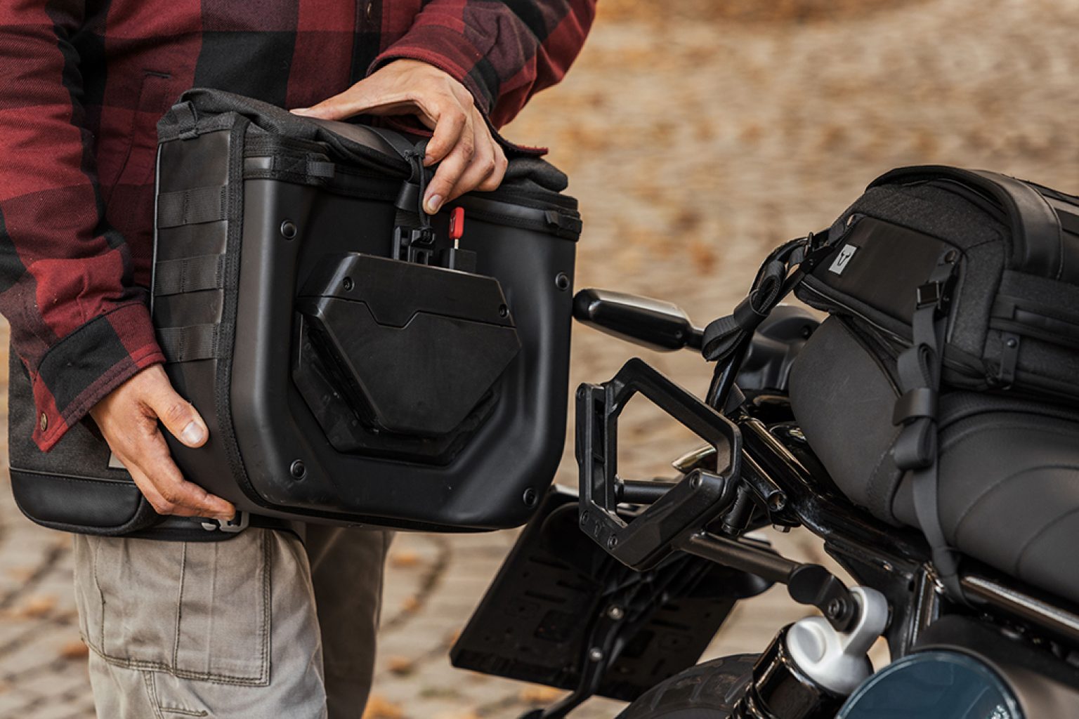 New Fidlock pannier mounts from SW-Motech | #1 Biker Reviews and Features